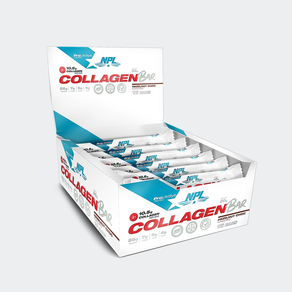 Collagen Bars 16 X 50g bars – Powerful Supplements Ltd